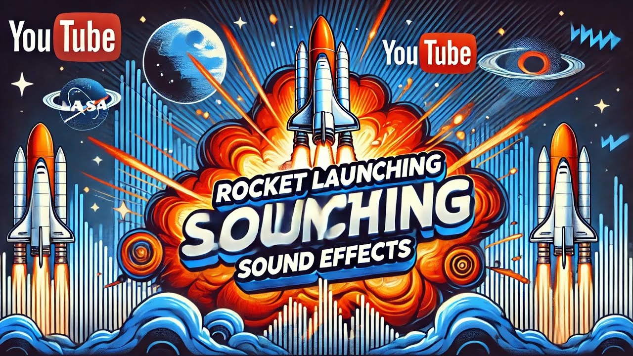 Rocket Launch Sound Effects With Drawing - YouTube