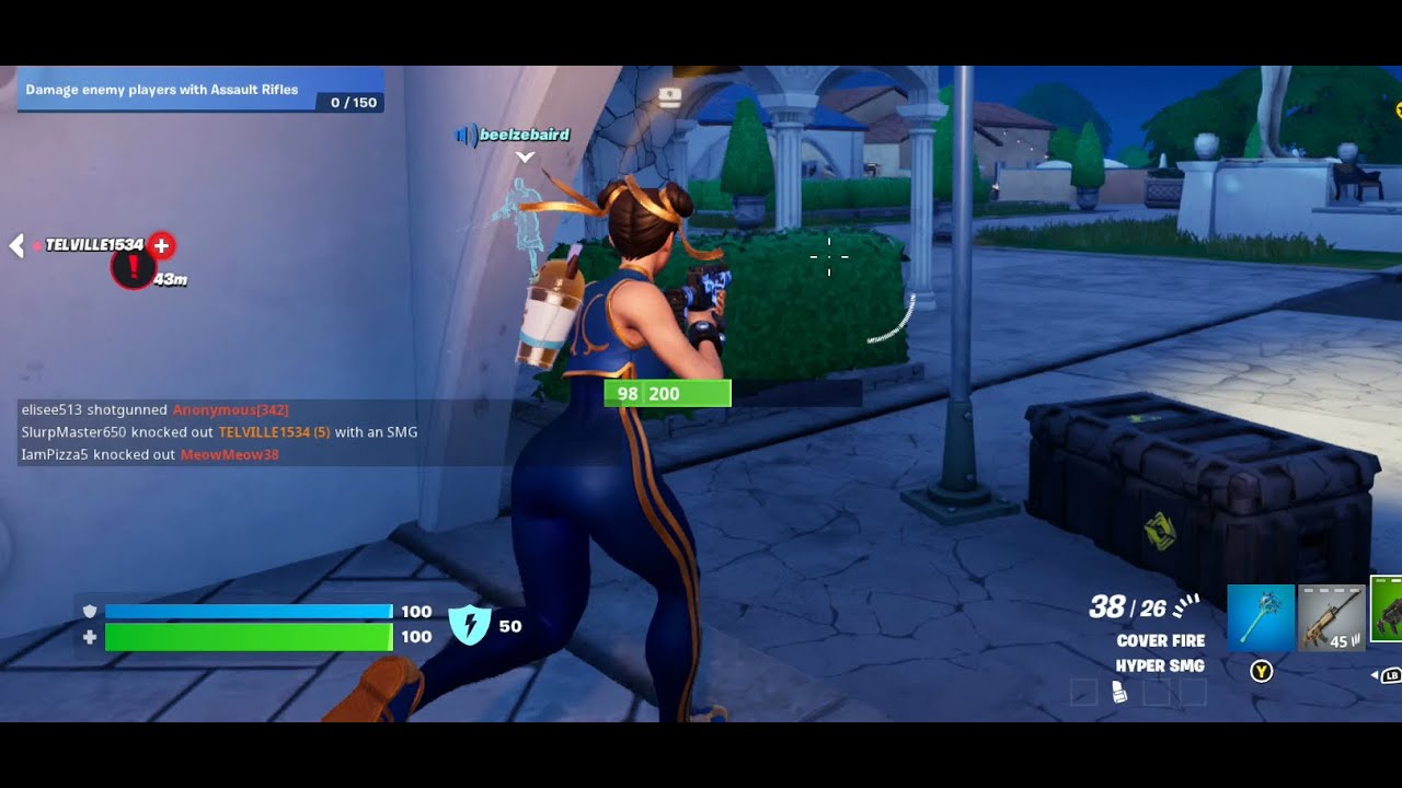 Fortnite Match #151: Chun li touches down on the New Chapter 5 Season 1 ...