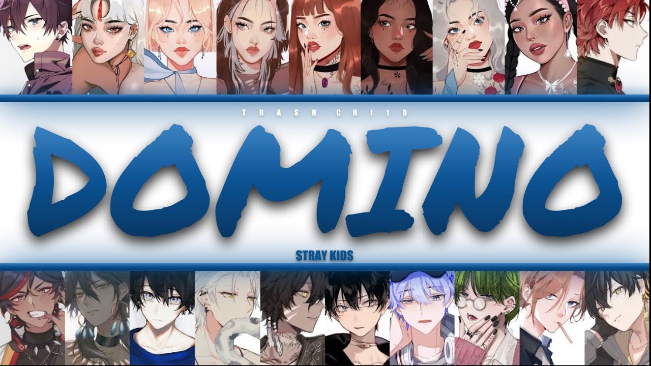 Stray Kids - Domino (English Ver.) - YOUR group (19 mem.) (Colour-coded ...
