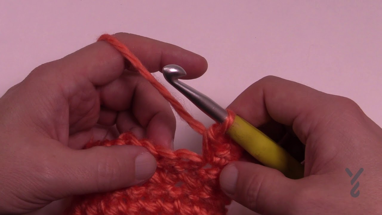 Crochet V st ( 1 sc. Ch 1. 1 sc.) | BEGINNER | The Crochet Crowd - YouTube