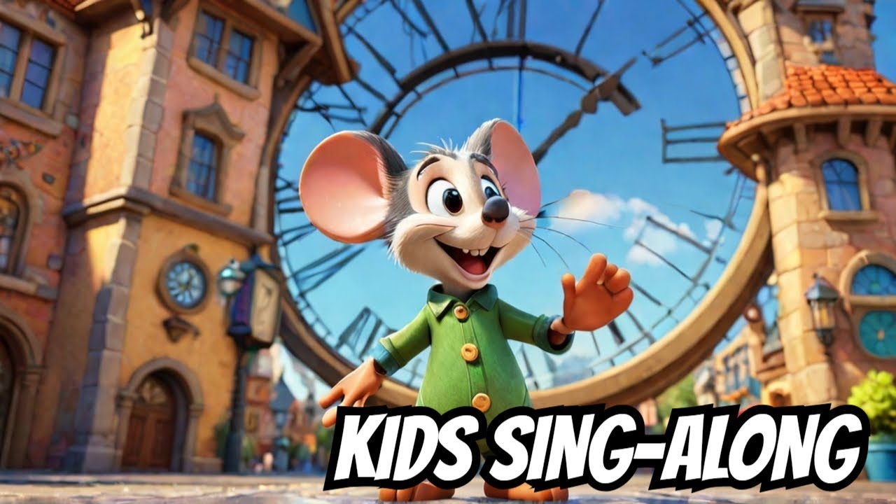 Mouse's Amazing Clock Adventure - A Fun Children's Song - YouTube
