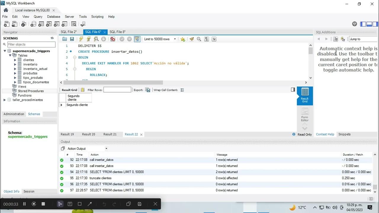 Transacciones en MySQL - YouTube