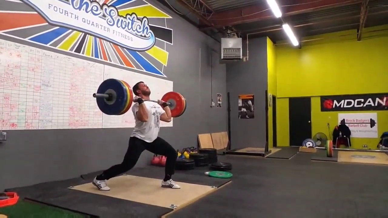 Dmitry Klokov - Split Stance Clean and Press + Split Jerk - YouTube