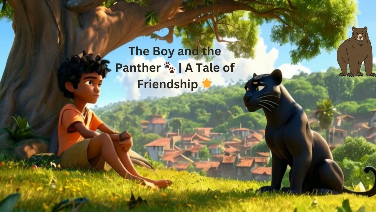 The Boy and the Panther 🐾 | A Tale of Friendship 🌟 - YouTube