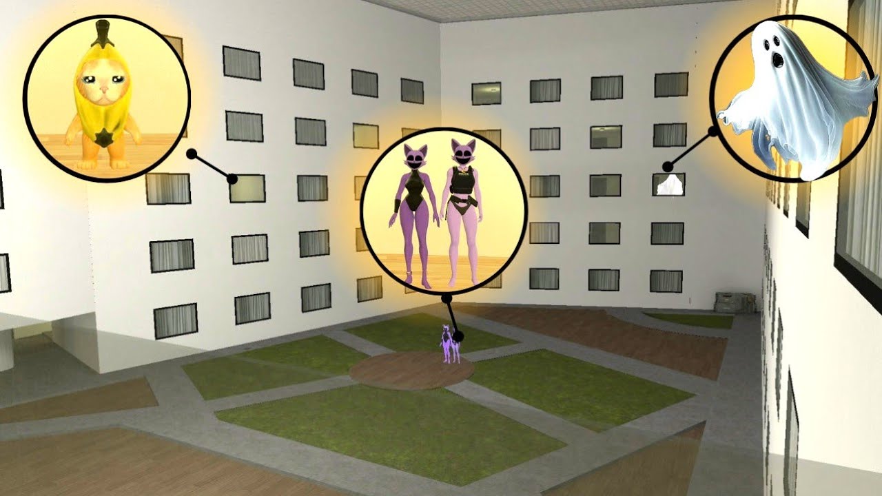 BANANA CAT beheaded POPPY GIRLS IN GARRY'S MOD 😱😱 #garrysmod #gmod ...