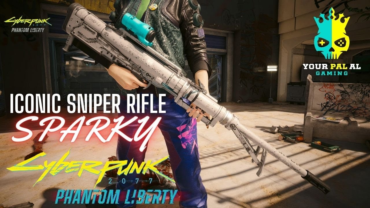 Iconic Power Sniper Rifle Sparky - Phantom Liberty DLC - YouTube