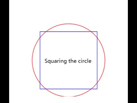 How Archimedes squared the circle - YouTube