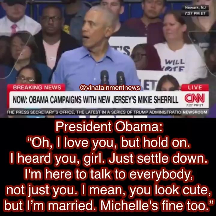 President Barack Obama Hilarious Response To A Fan “You’re Cute But ...