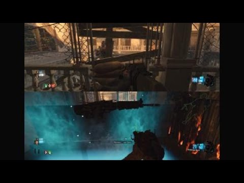 Bo3 verruckt coop 2p split screen no gum1-11/32 - YouTube