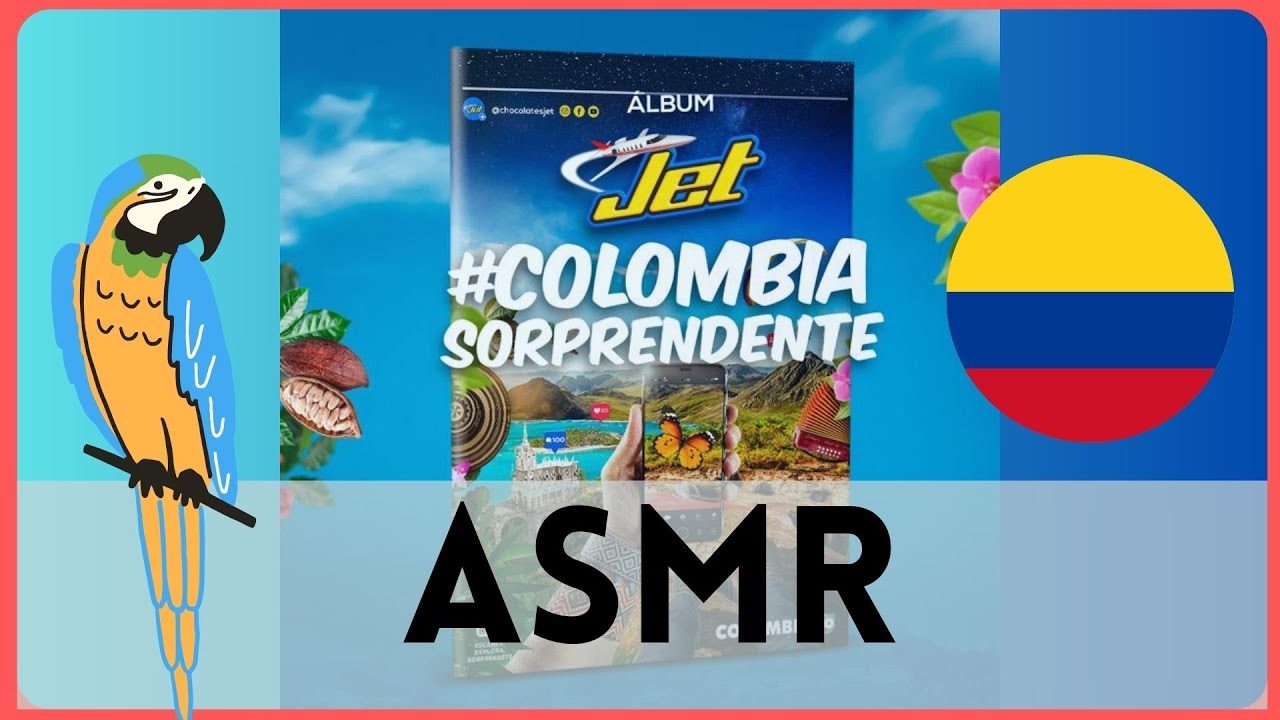 ASMR Album Jet #Colombia Sorprendente - YouTube