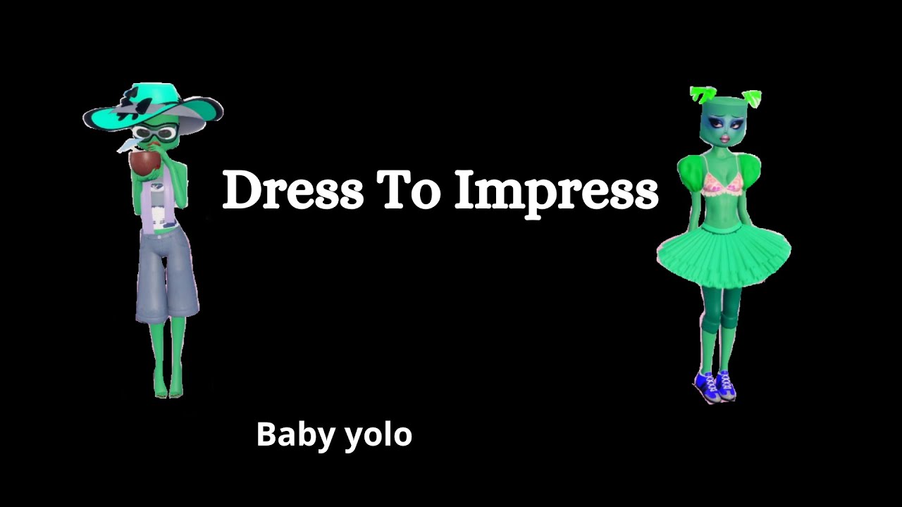 BABY YOLO IN DRESS TO IMPRESS IN ROBLOX?! - YouTube