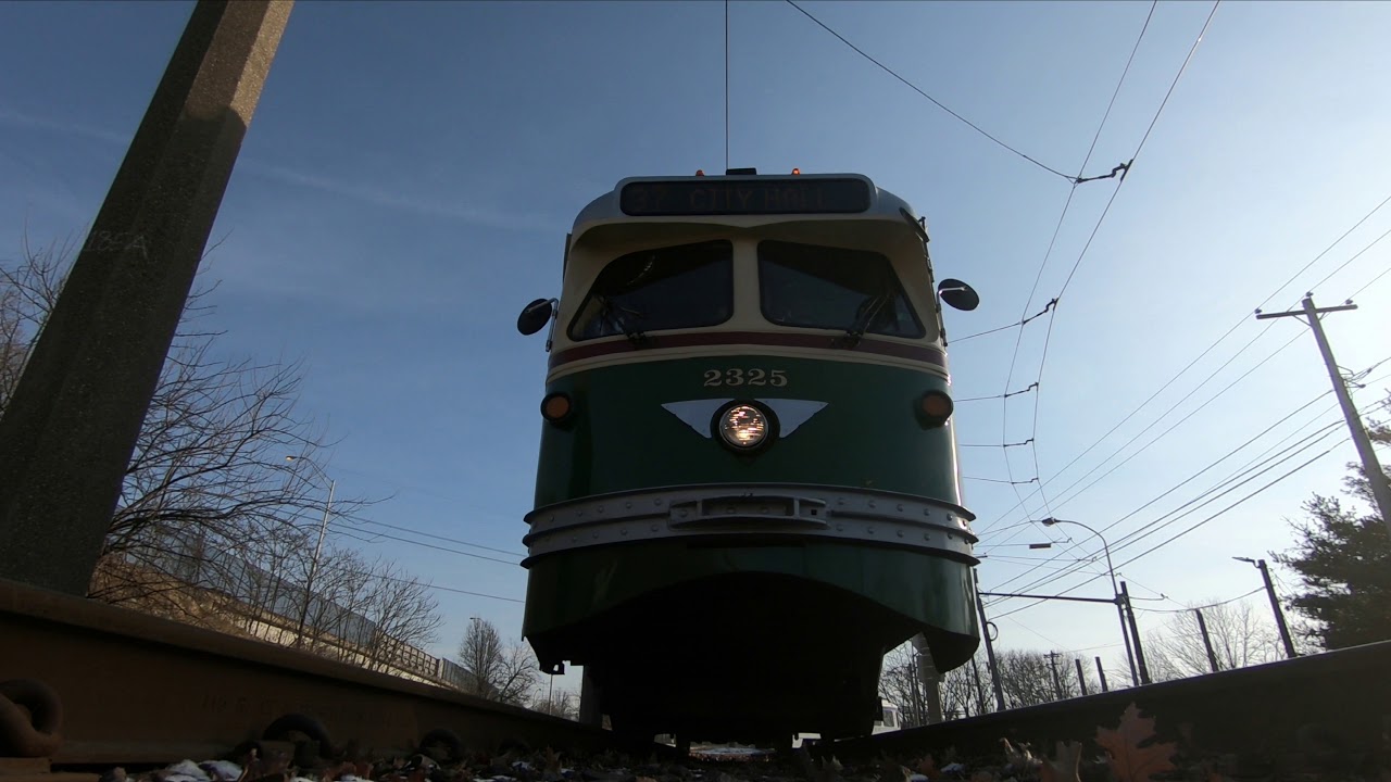 SEPTA - PCC-2 and Kawasaki runs over camera - YouTube