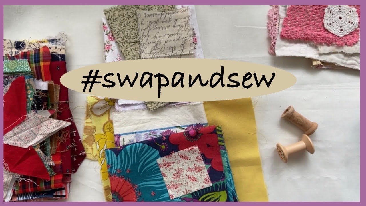 Hand Stitching Tiny Fabric Scraps To Mini Snippet Rolls- TV Crafting ...