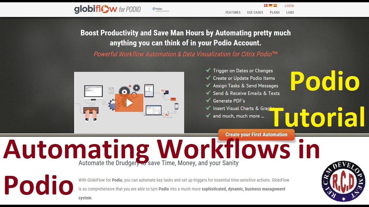 Podio Tutorial for Real Estate - How do Automate Workflow in Podio with ...