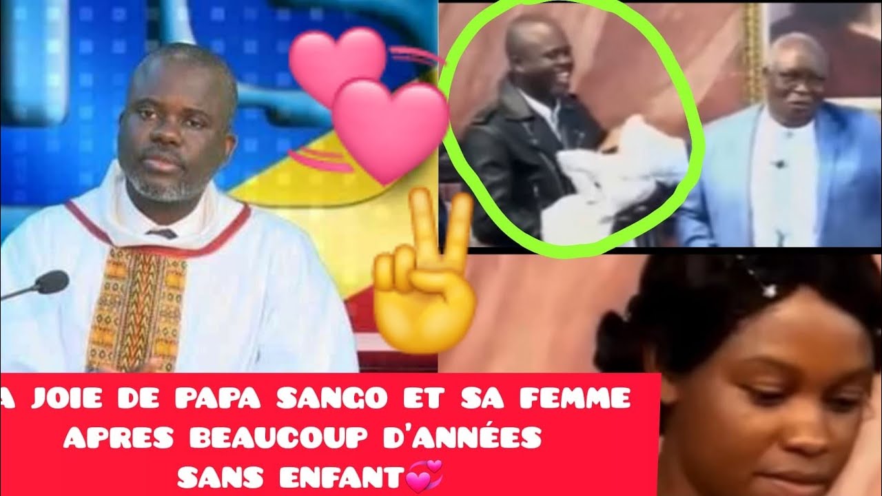 APRÈS 8ANS DE MARIAGE & 4FAUSSES COUCHES ISRAËL MUTOMBO PAPA SANGO&SA ...