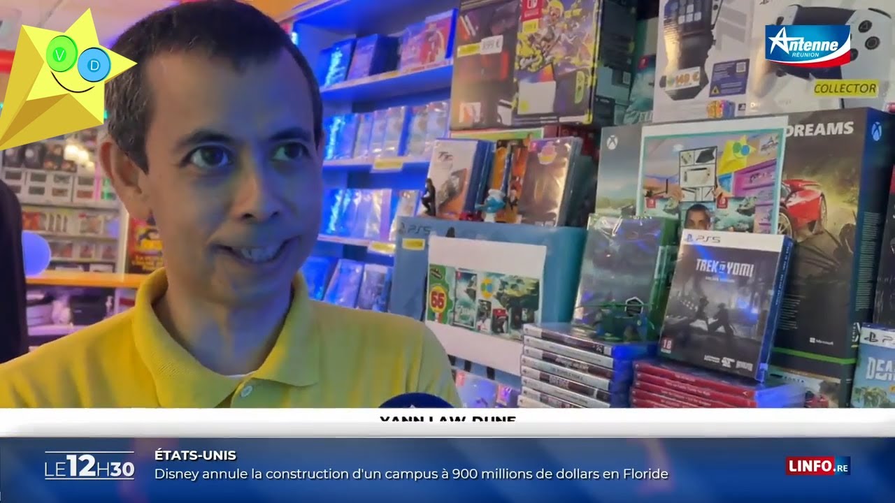 Videodrive dans le JT de 12h30 du19/10/23 sur Antenne Réunion - YouTube