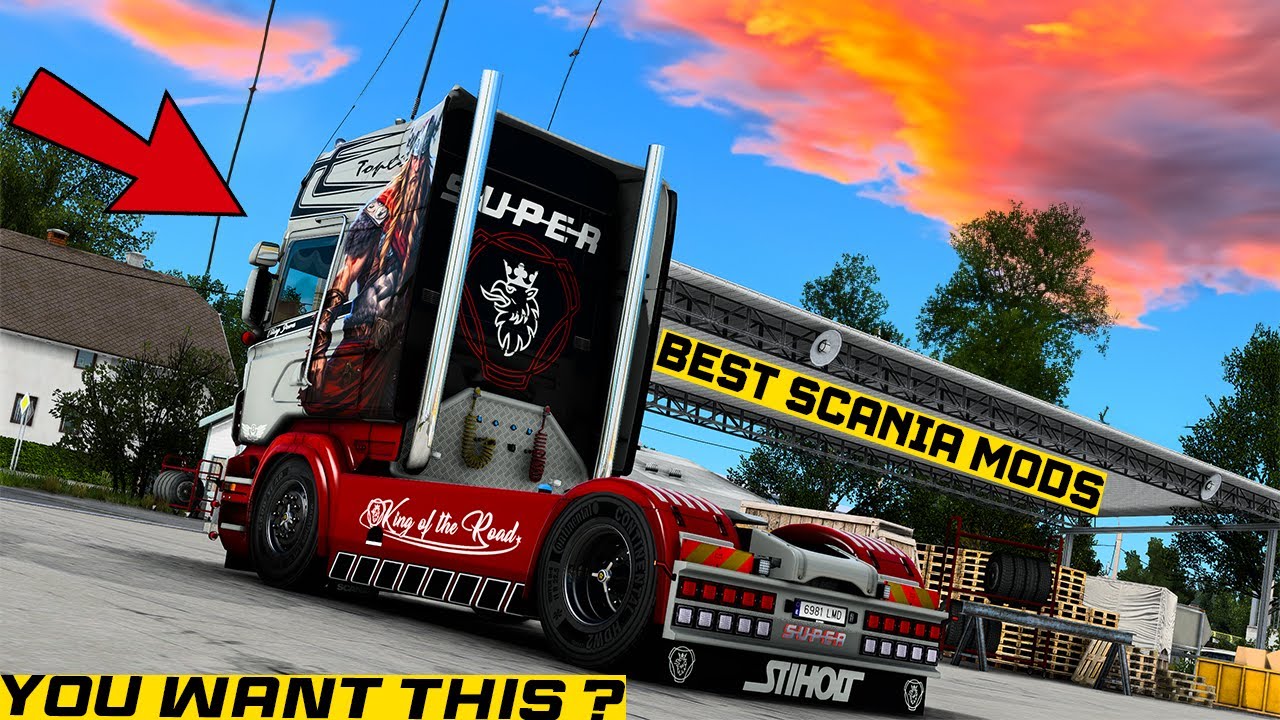 TOP BEST SCANIA V8 RJL TUNING MODS ETS2 1.49 - YouTube
