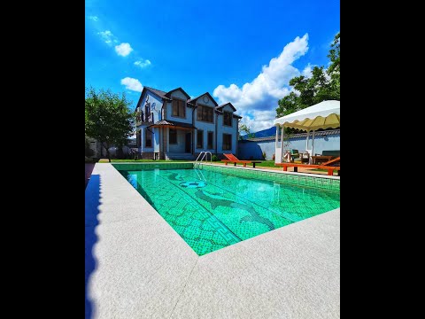 Qəbələ rayonu Vəndam qəsəbəsində günlük kiraye hovuzlu Villa
