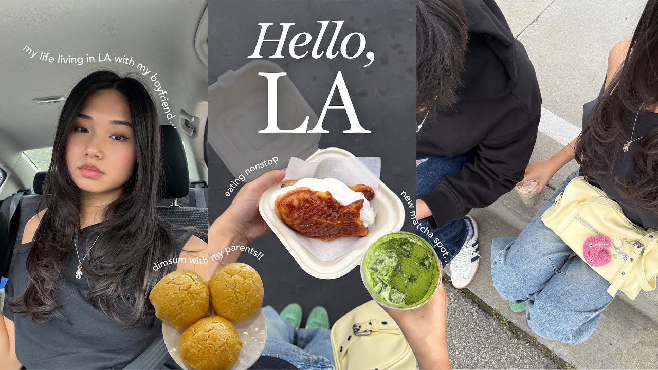 my life in LA with a boy AGAIN 🌴💕 | ur fav duo is back. food. matcha ...