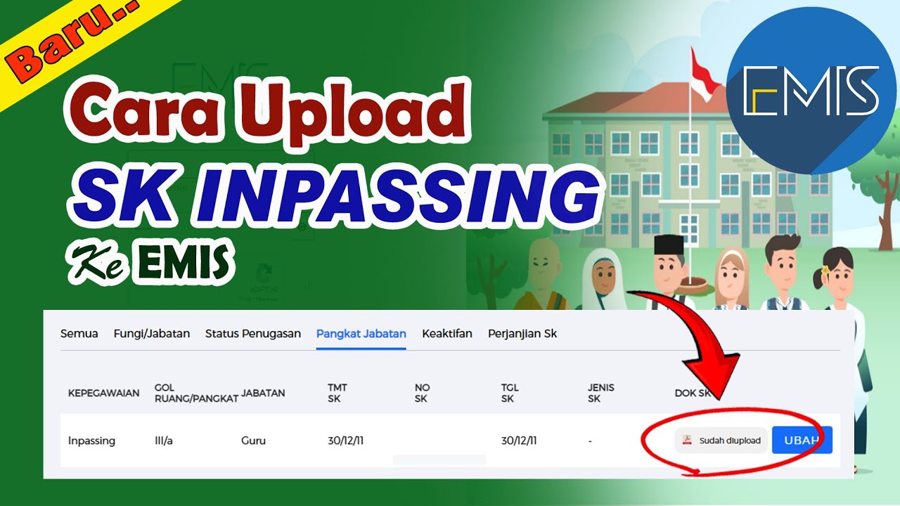 Cara Upload SK INPASSING di Emis - YouTube