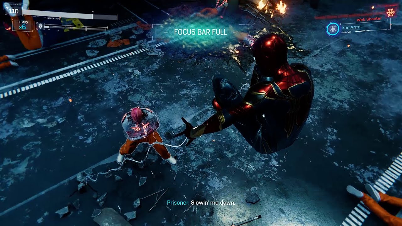 Baddies escaping from prison- Spider-Man Remastered - YouTube