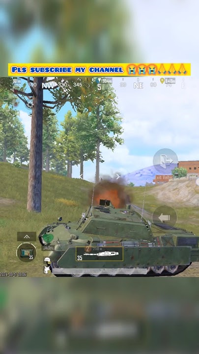 Finish enemy Armed Buggy with my Tank 💥💥💥 continue game play 👉👉👉#bgmi #pubgmobile #payload # ...