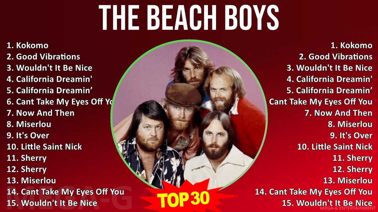 T h e B e a c h B o y s MIX Best Songs ~ 1960s Music ~ Top Sunshine Pop ...