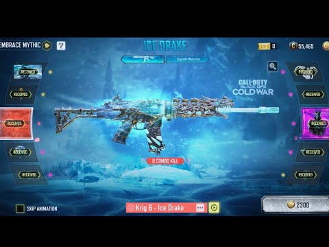 mythic krig 6- Ice Drake ️‍🔥full draw. cod mobile codm - YouTube