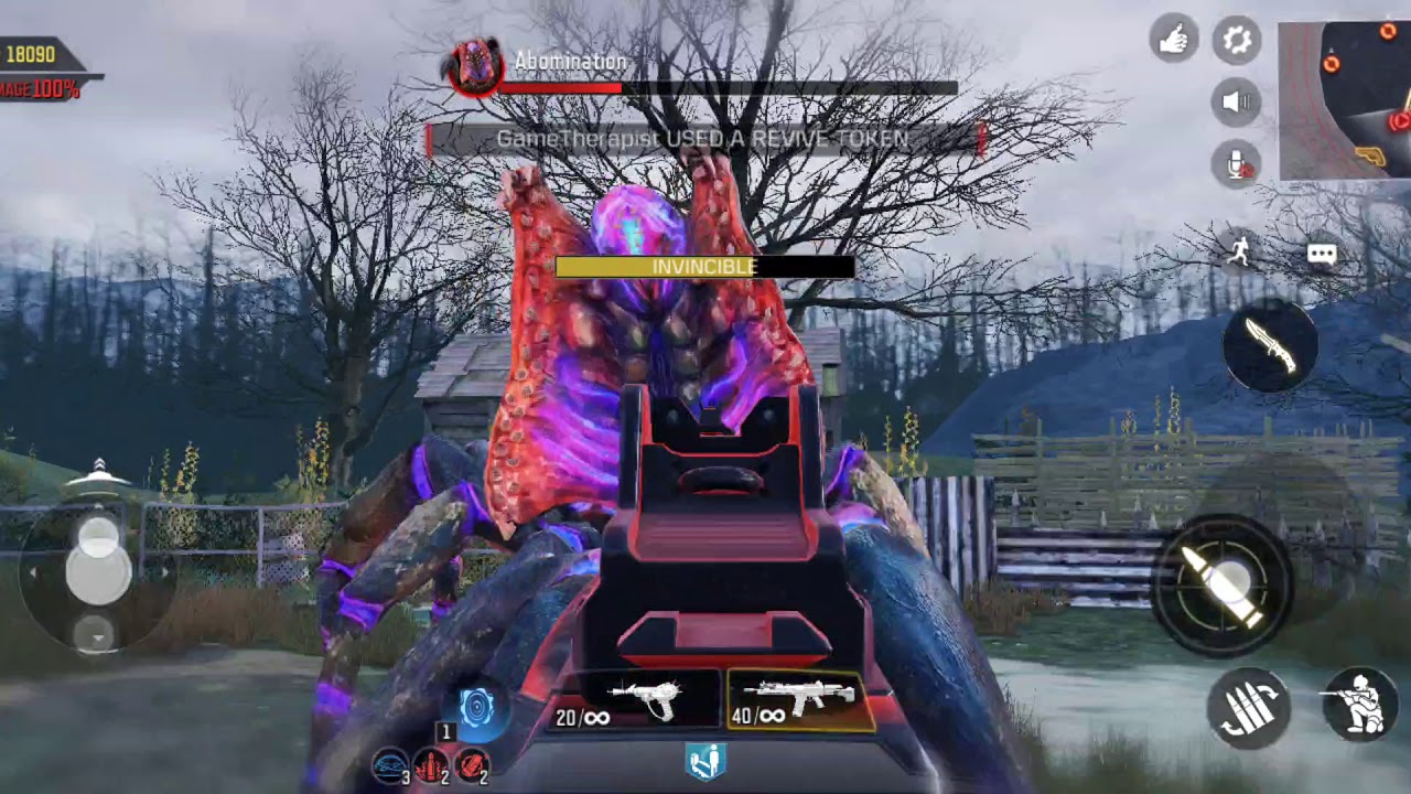 #184 Zombie Boss Call of Duty 1st match ever - YouTube