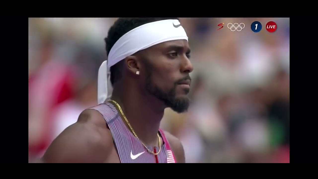Noa Bibi 🇲🇺 100m Olympic Race - YouTube
