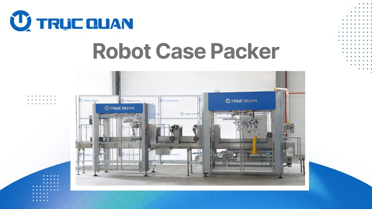 Robot Case Packer - QPACK 100R - Truc Quan Automation - YouTube
