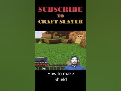 How to make shield | Minecraft | S19 | #shield - YouTube