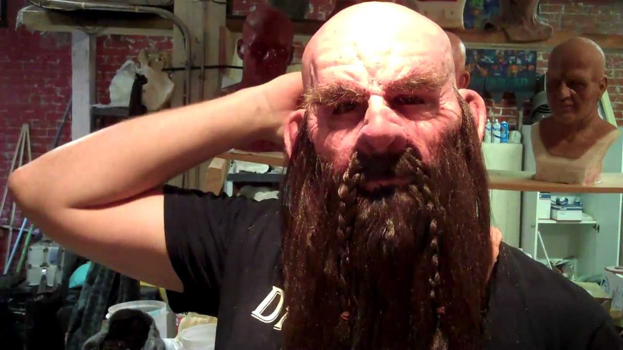 Dwarf silicone mask - price lowered! - YouTube
