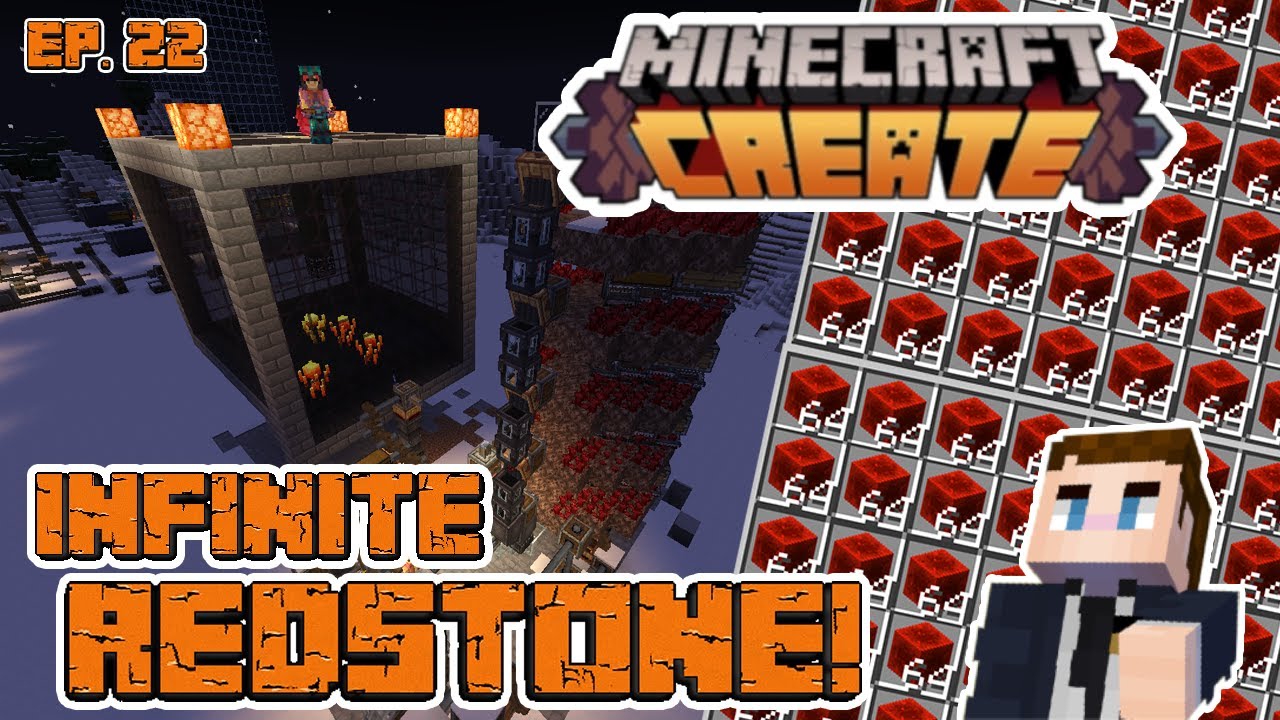 INFINITE REDSTONE | Minecraft Create Mod - YouTube