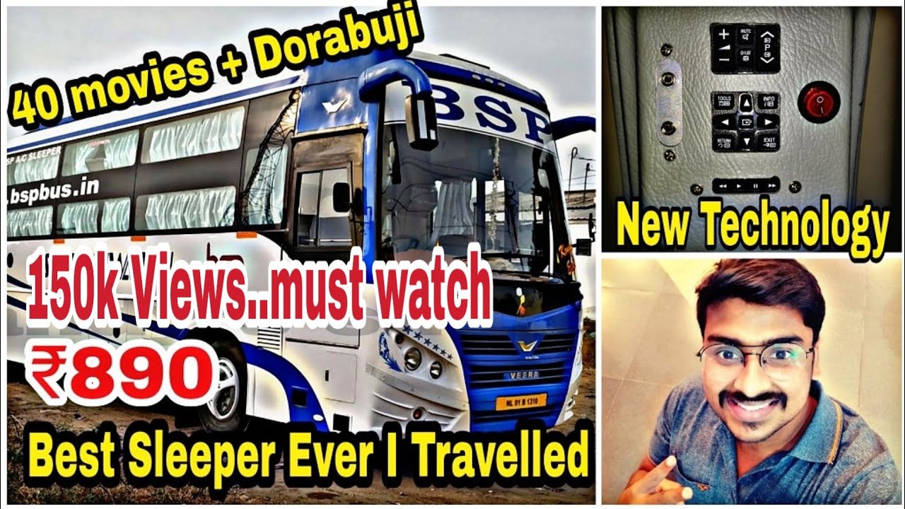 BSP Travels | Flight Technology Bus | First Class Sleeper Bus| Bharath ...