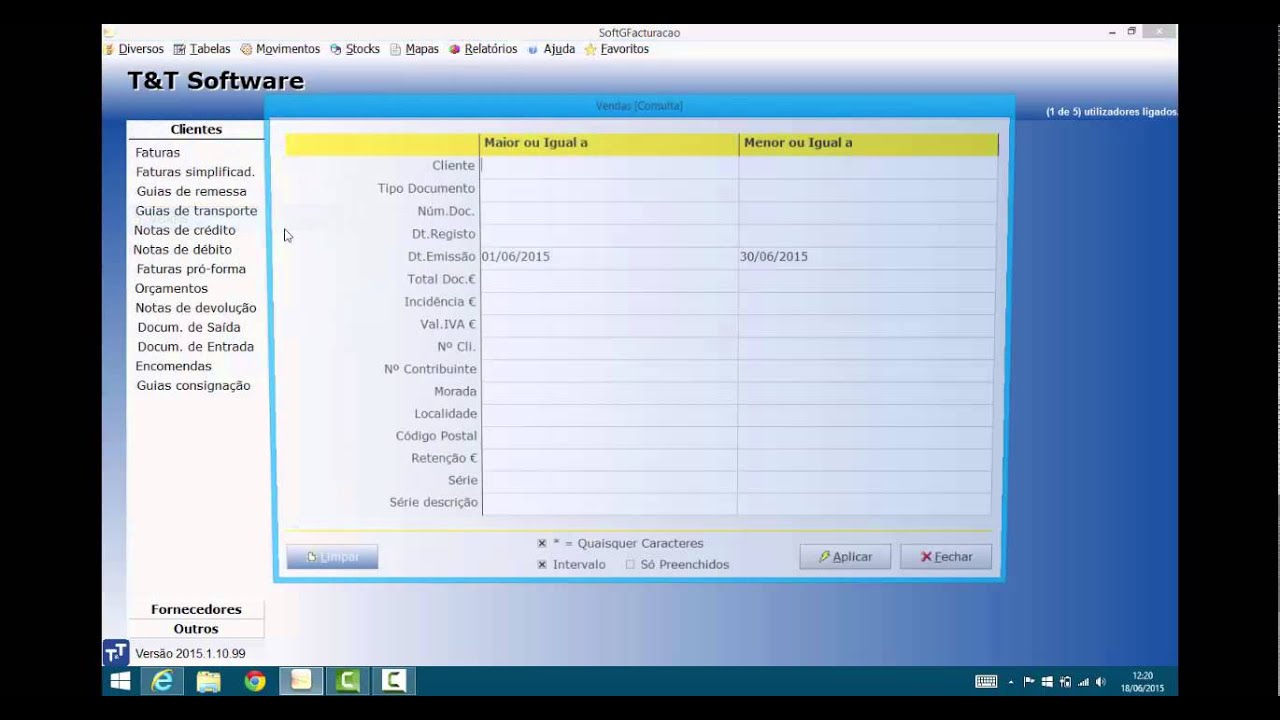 T&T Software - Utilização de consultas e localização nos programas de ...