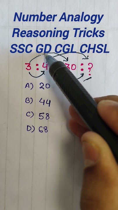Number Analogy | Find the Missing Number | Analogy | Reasoning Tricks for SSC CGL GD CHSL # ...
