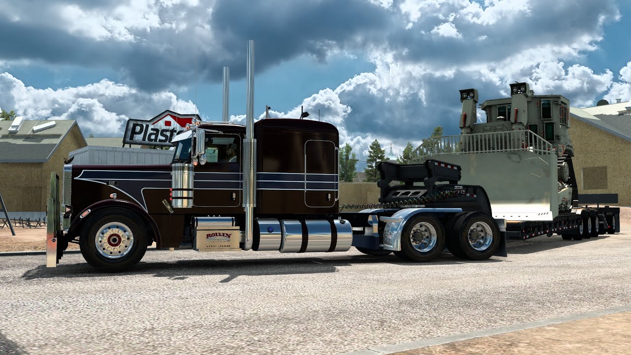 ROLLIN 389 WITH BSW TRAILER - YouTube