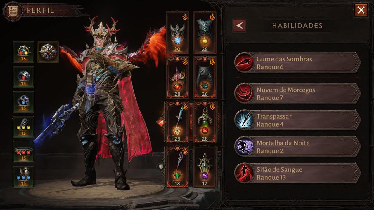 MELHOR BUILD BLOOD KNIGHT PVE/BOSS - DIABLO IMMORTAL - YouTube