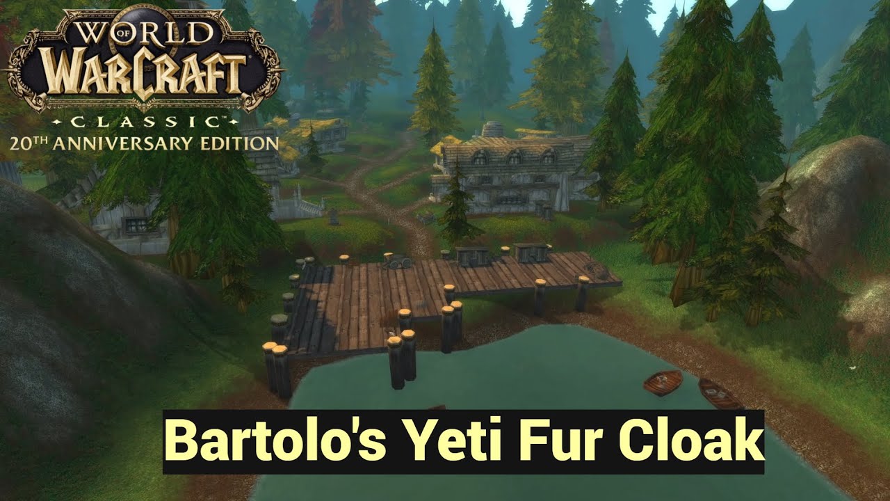 Bartolo's Yeti Fur Cloak | Rogue Gameplay | WoW Classic 2K - YouTube