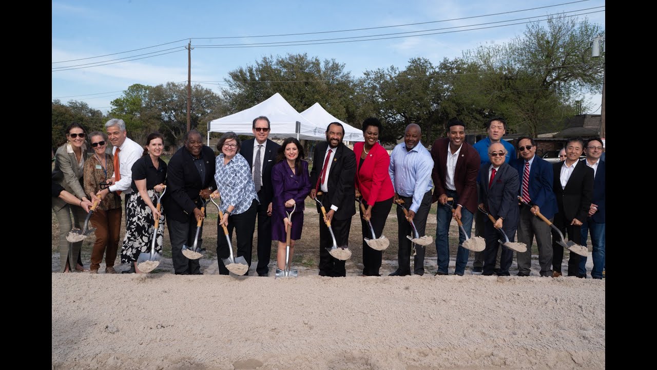 Sharpstown Trail Construction and Groundbreaking - YouTube