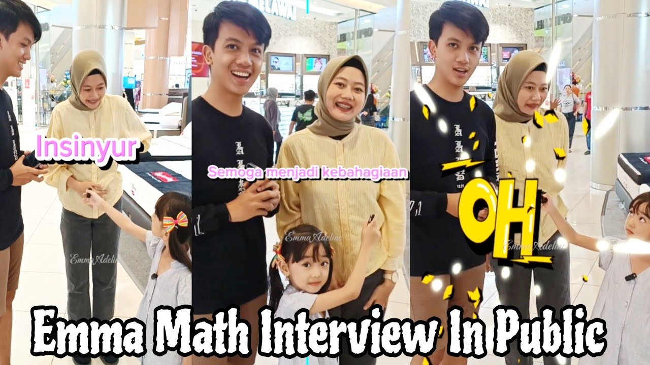 Emma Interview 2 Insinyur Indonesia Math Challenge In Public + Reaction ...