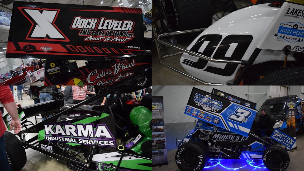 NEW PA Posse Sprint Cars @ Racing Xtravaganza 2024 - YouTube
