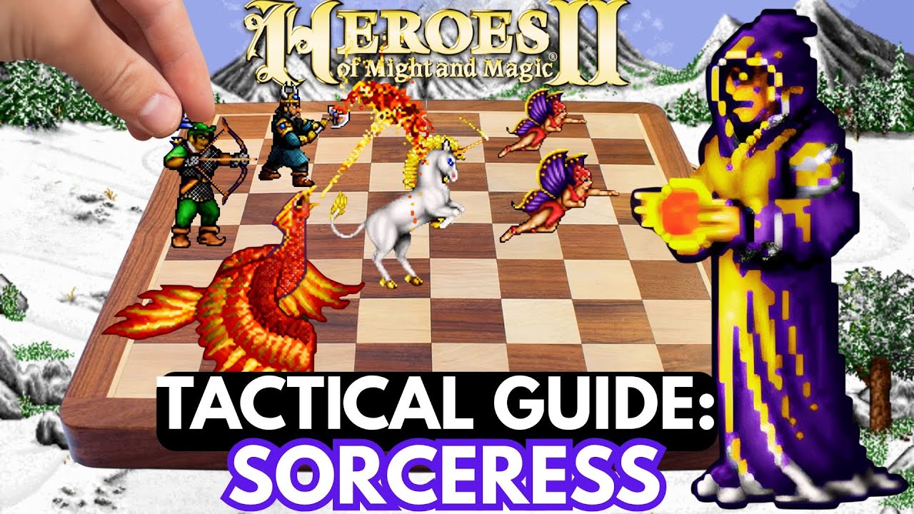 Heroes 2 - Tactical Guide: SORCERESS - Unit Review, Strategy "Brave ...