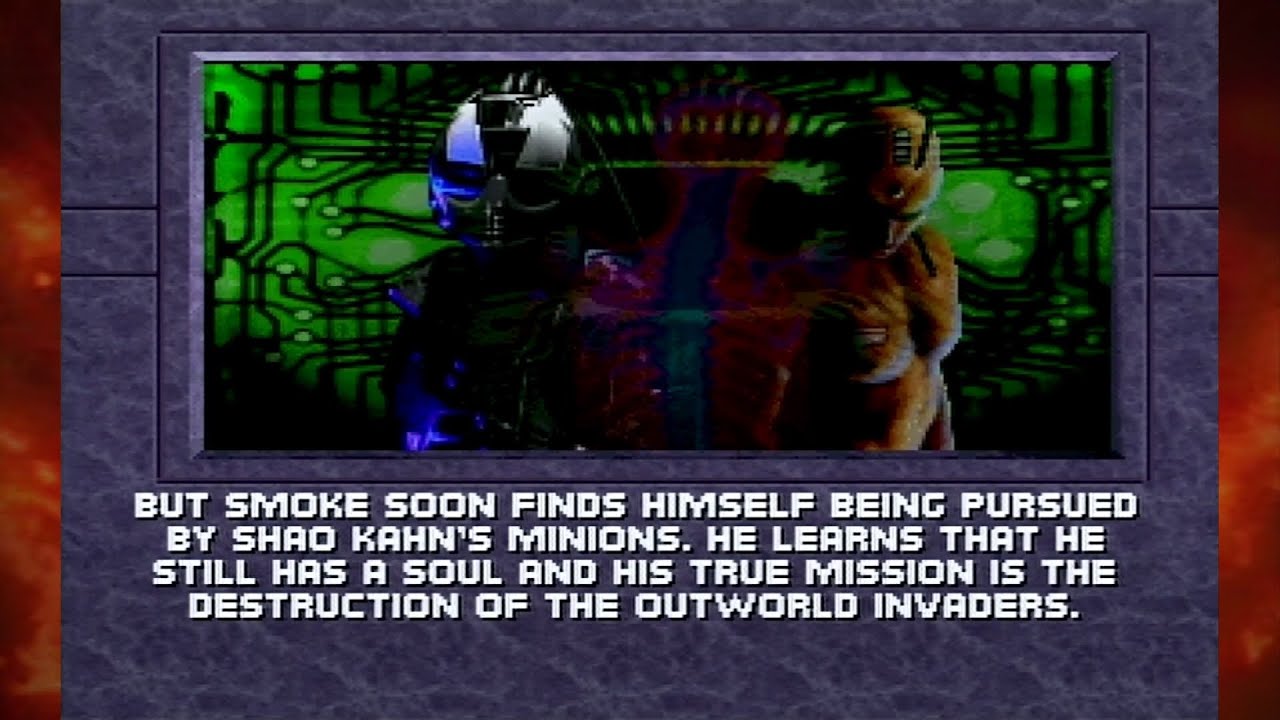 Mortal Kombat Trilogy, Sony Playstation (PS1/PSOne), very hard, Smoke ...