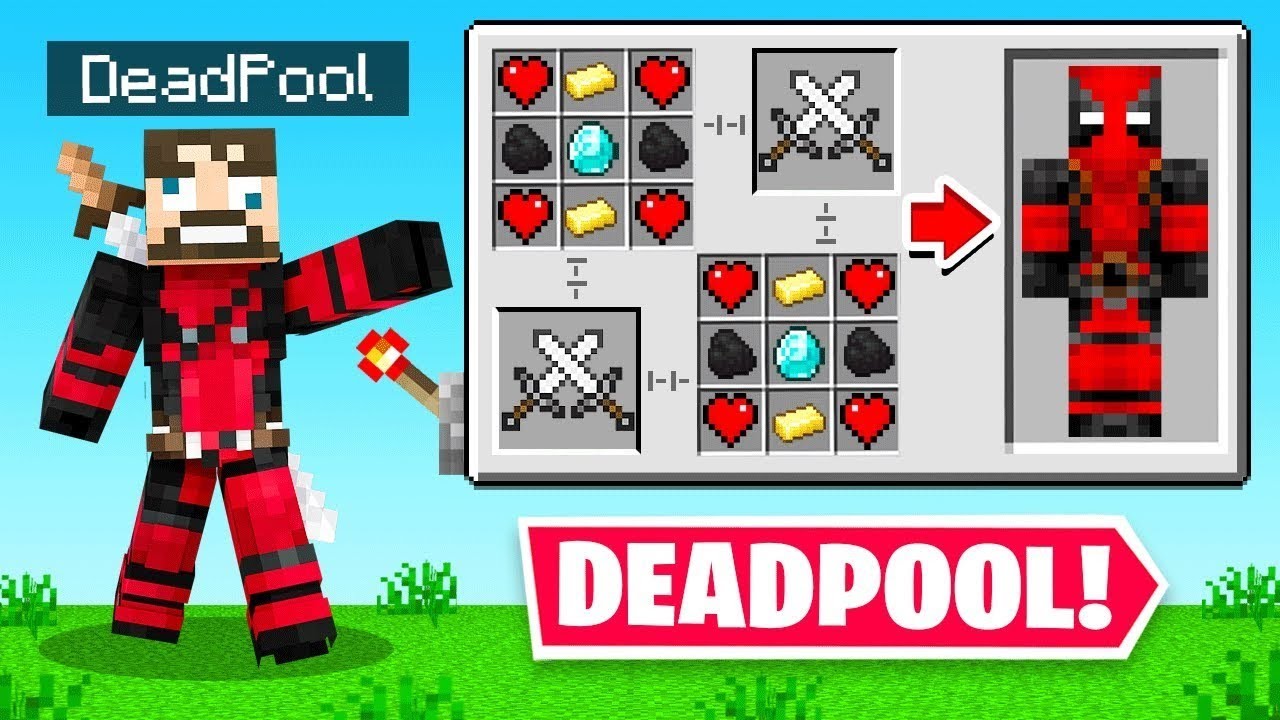 I'M BECAME DEADPOOL IN MINECRAFT - YouTube