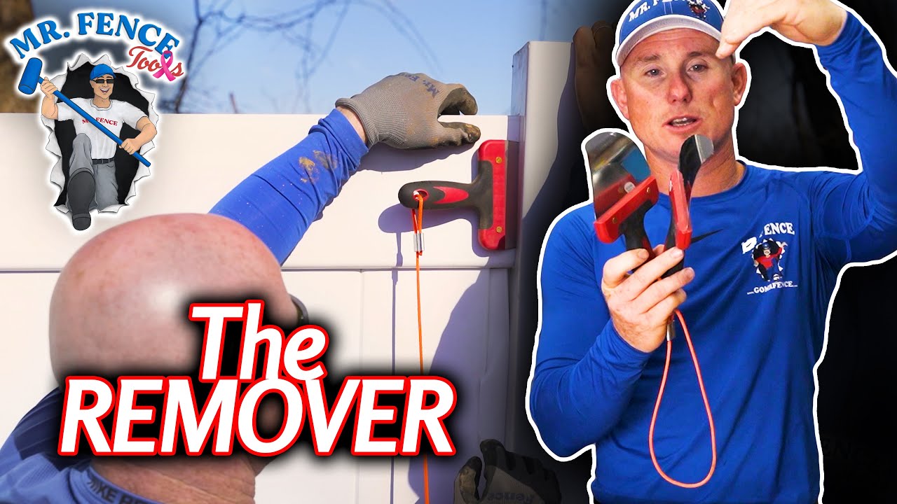 Having Trouble Removing your Rails on a Vinyl Fence? | Tools - YouTube