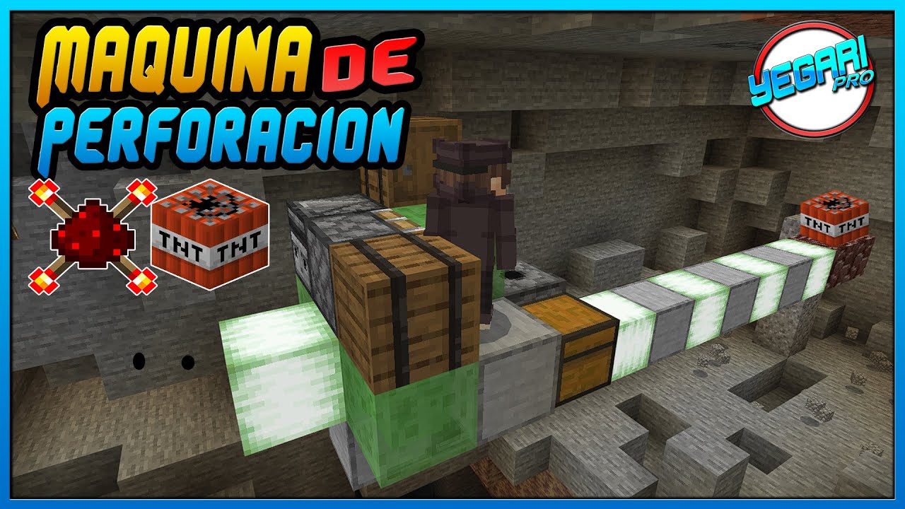 Maquina Perforadora Para Minecraft 1.19 | MCPE, Xbox, PC, Ps4 - YouTube