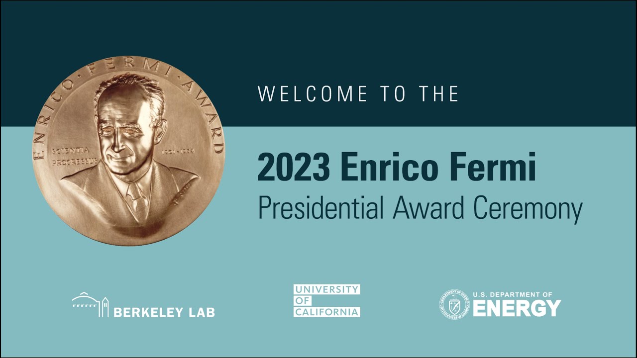 Enrico Fermi Presidential Award Ceremony - YouTube