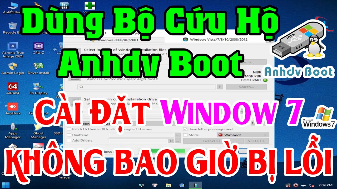Hướng Dẫn Cài Win 7 64bit Chuẩn Bằng Bộ Cứu Hộ Anhdv Boot Cho Người Mới ...